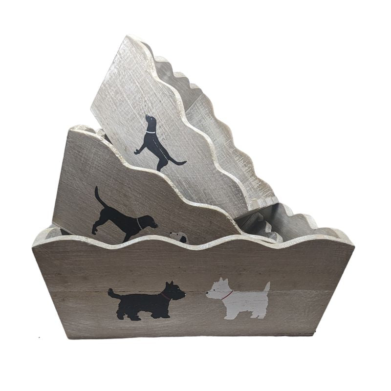 Set of Three Nesting Storage Boxes - Cheshire Game